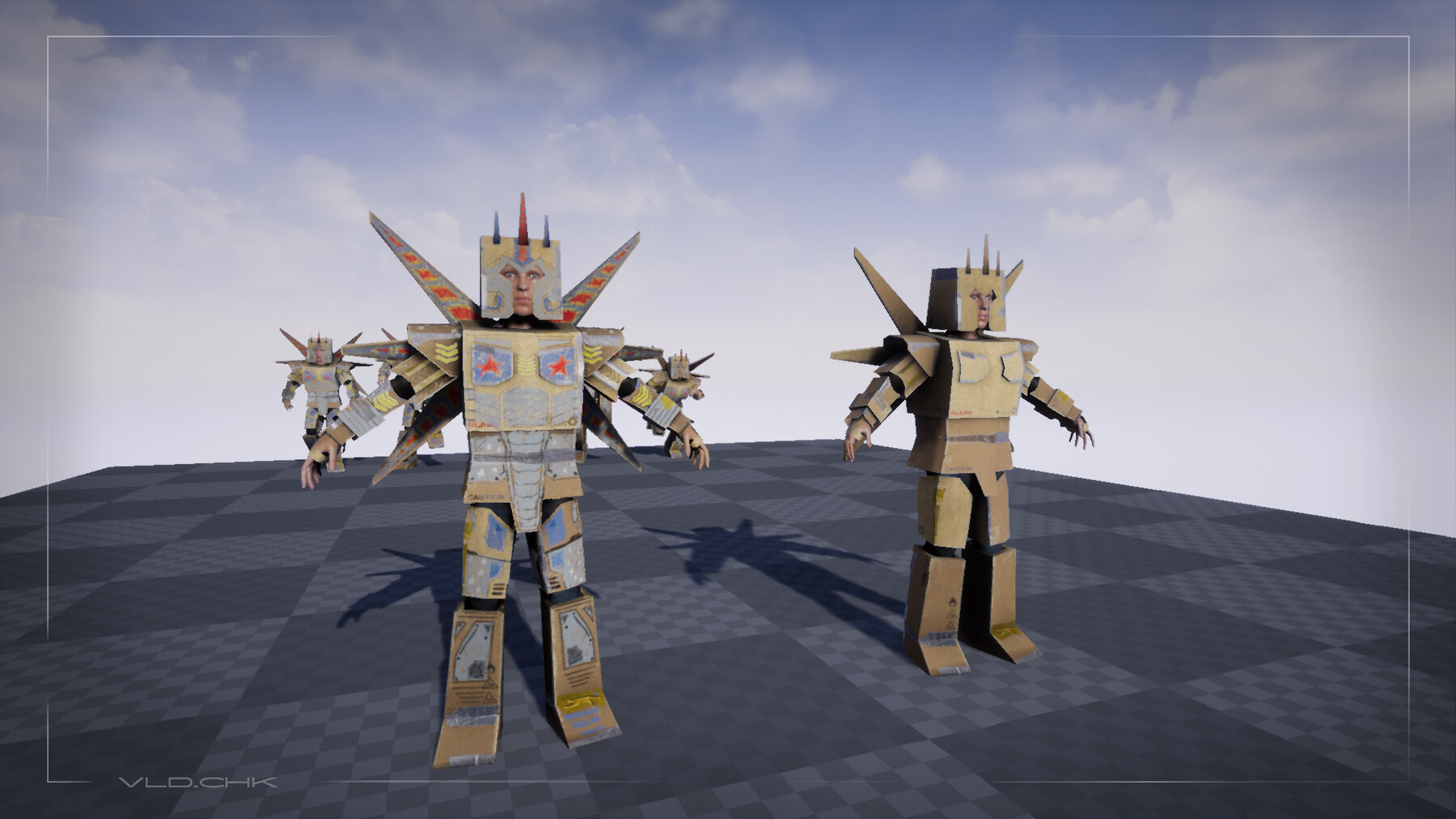 ArtStation - Cardboard Robot | Game Assets