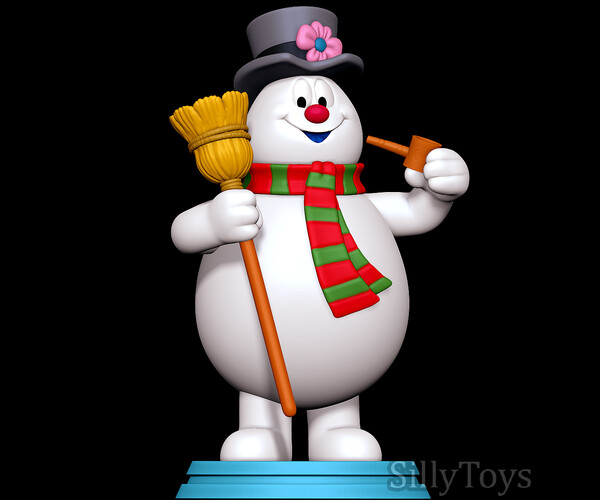 ArtStation - Frosty the Snowman 3D print model | Resources
