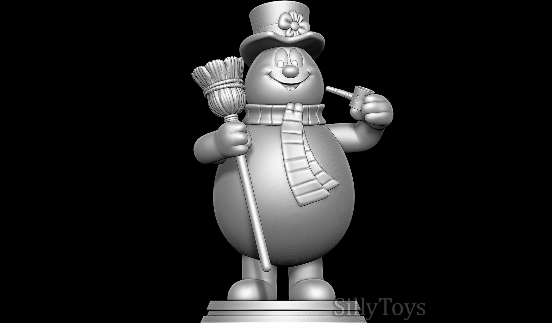 ArtStation - Frosty the Snowman 3D print model | Resources