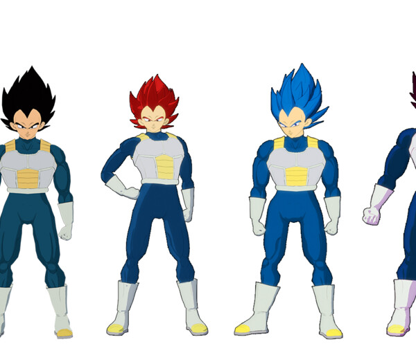 ArtStation - Saiyans Bundle - Project 4 star | Game Assets