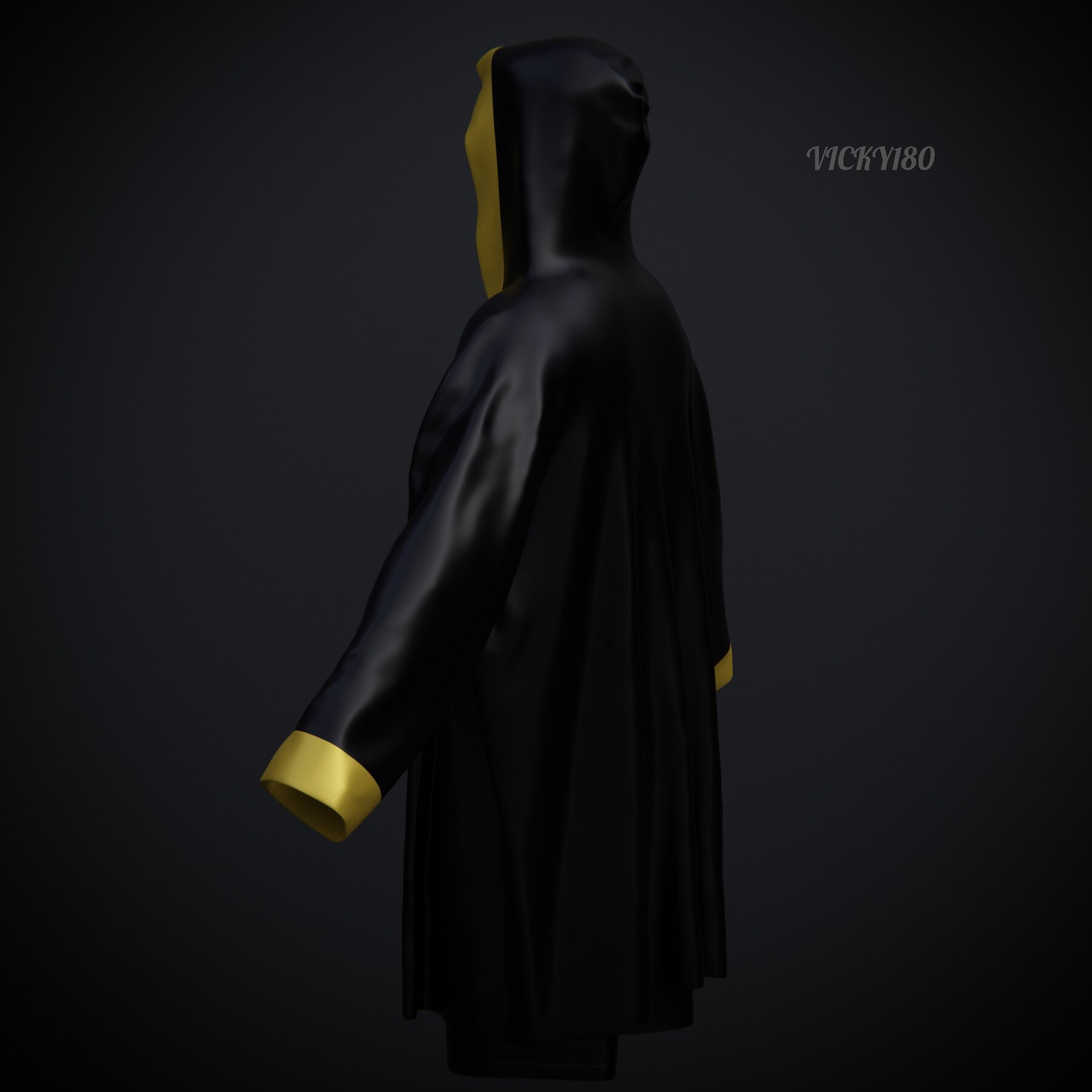 ArtStation - 3D Male Boxing Outfit - Shorts and Robe With 2 Base Colors ...