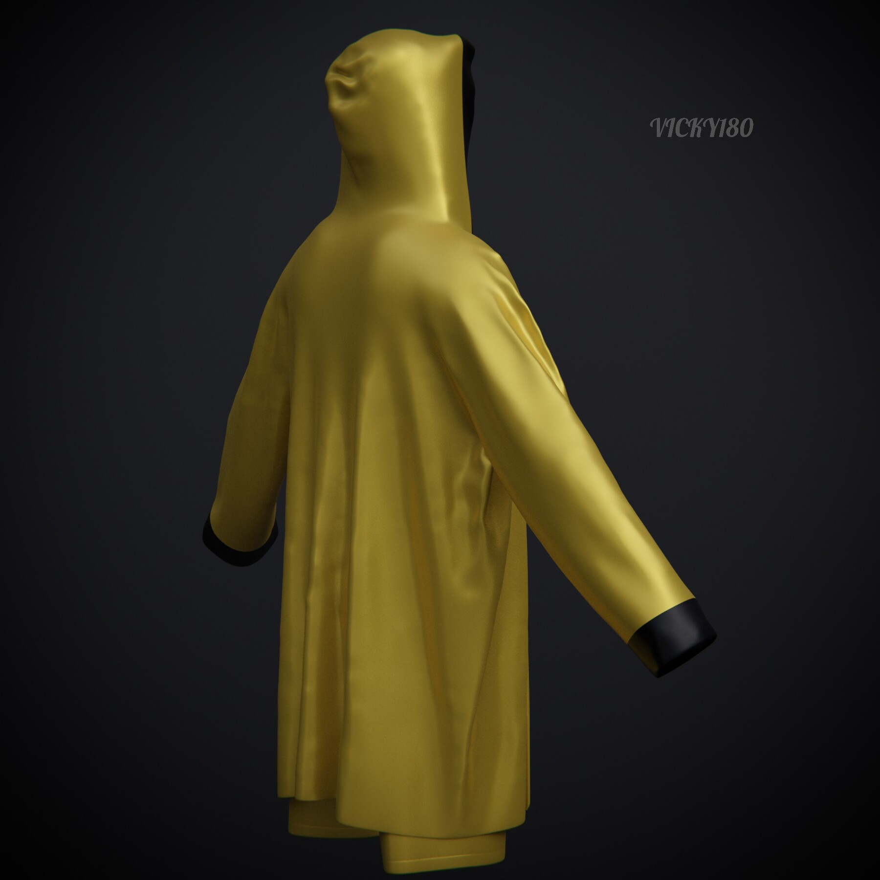 ArtStation - 3D Male Boxing Outfit - Shorts and Robe With 2 Base Colors ...