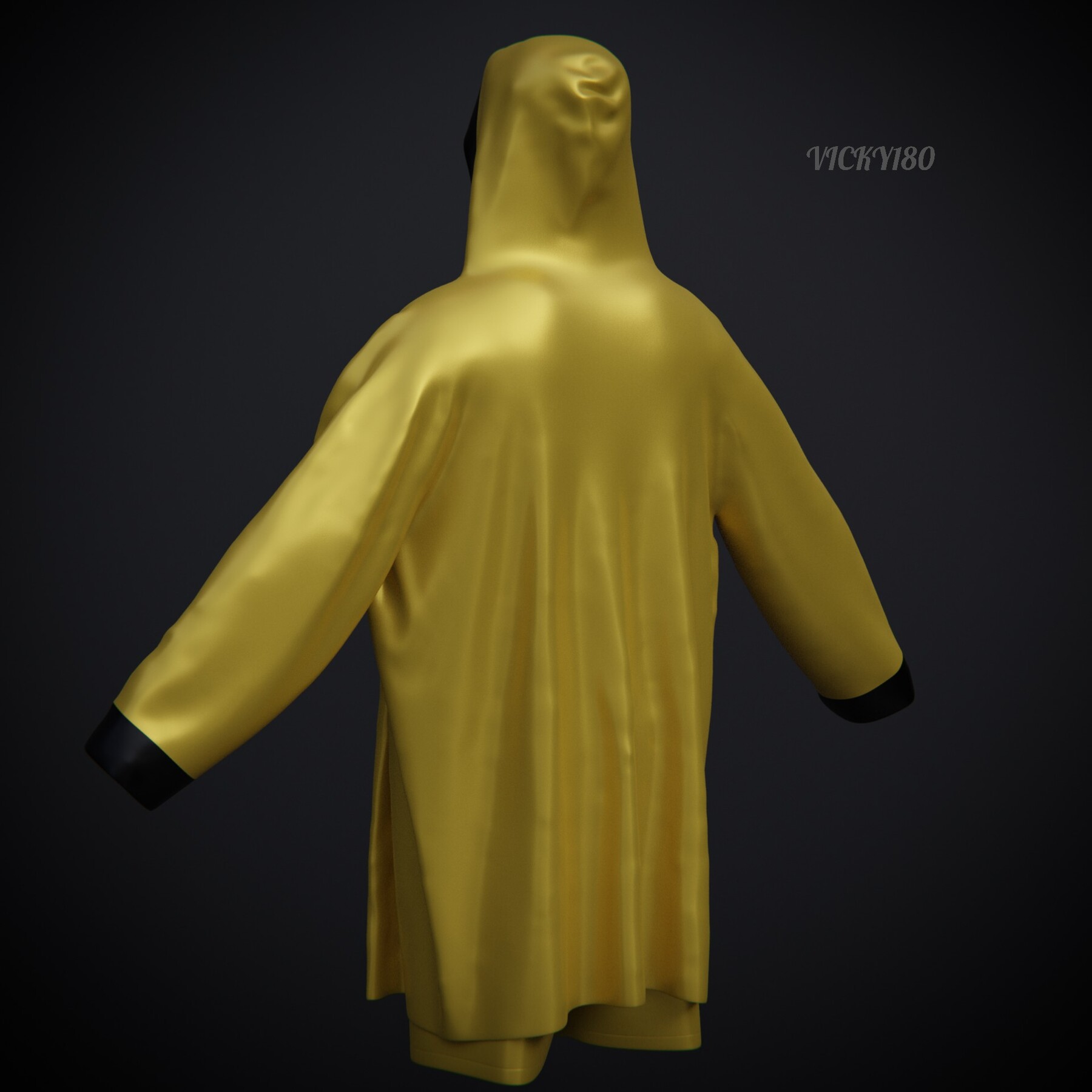 ArtStation - 3D Male Boxing Outfit - Shorts and Robe With 2 Base Colors ...