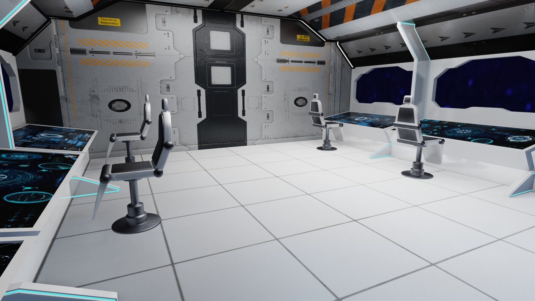 ArtStation - Sci-Fi Interior Station | Game Assets