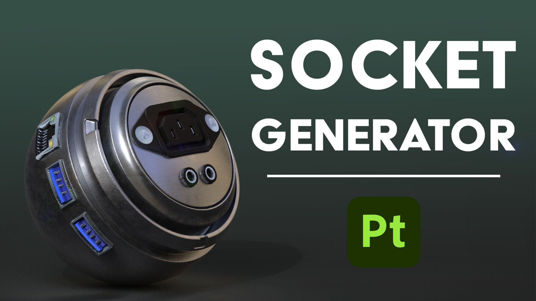ArtStation - Socket Tool for Substance Painter - 10 sockets | Brushes