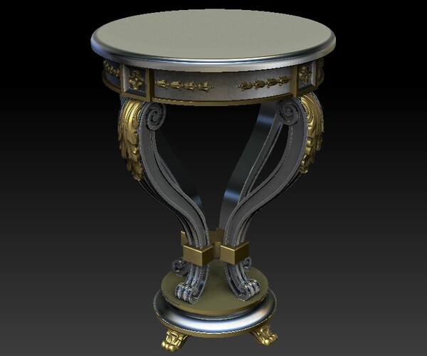 ArtStation - 3D model for CNC machines round table | Resources