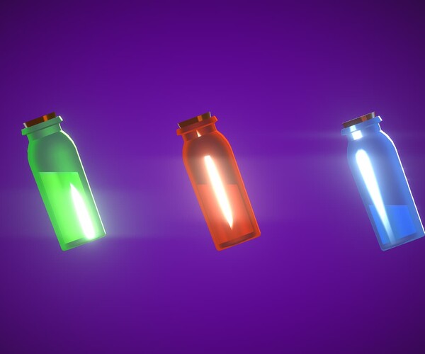 ArtStation - Unity Shader - Water Bottle | Game Assets