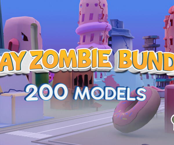 ArtStation - Clay City Zombie APOCALYPSE with Characters | Game Assets