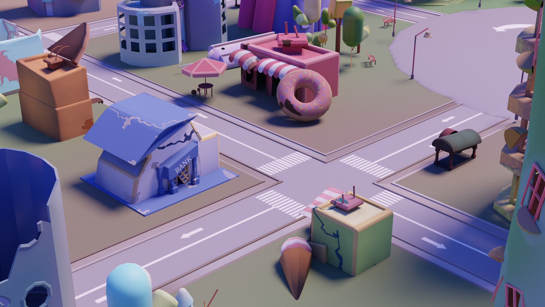 ArtStation - Clay City Zombie APOCALYPSE with Characters | Game Assets