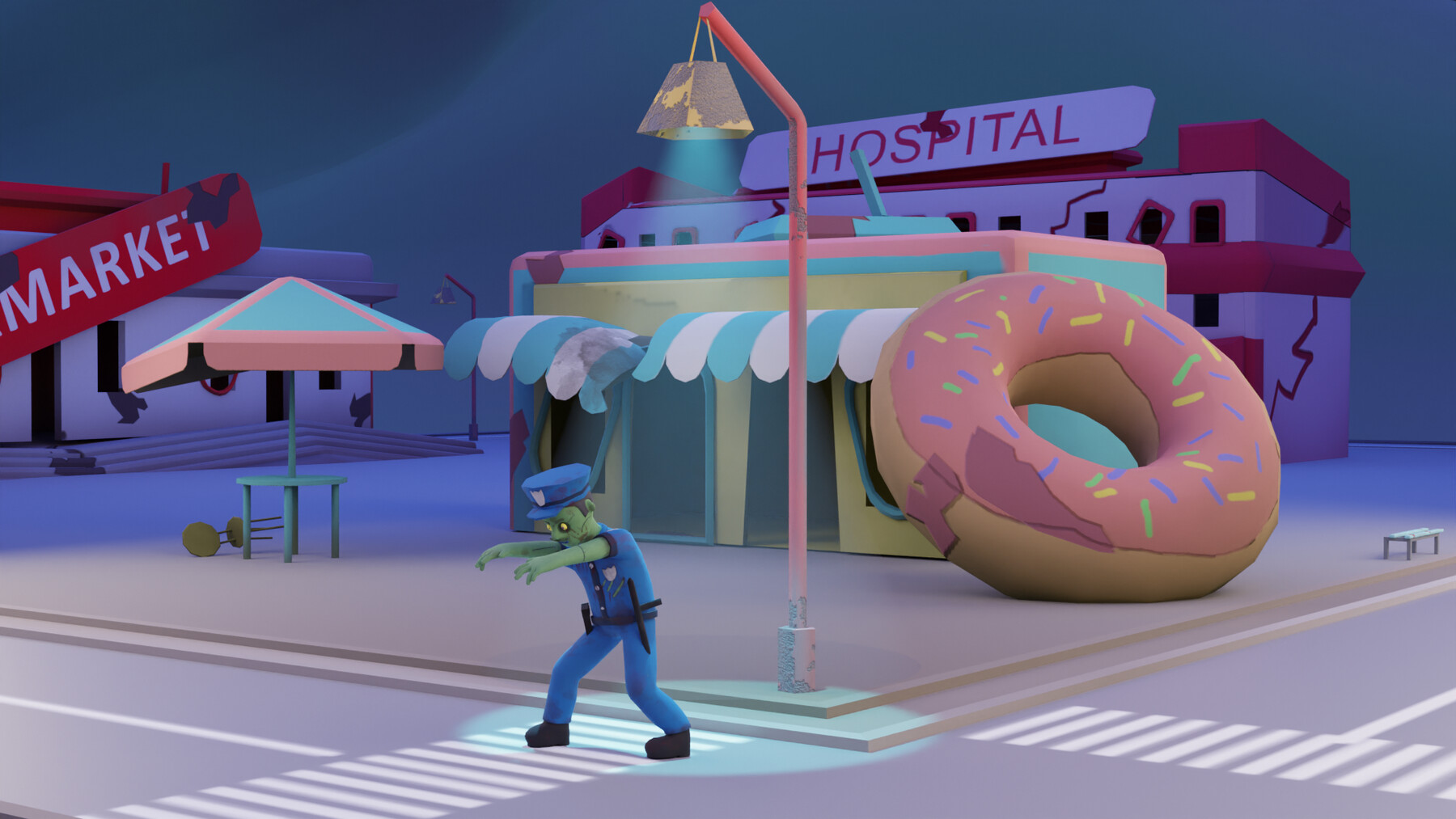 ArtStation - Clay City Zombie APOCALYPSE with Characters | Game Assets