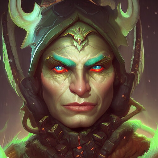 ArtStation - 300 UNIQUE dark themed portraits (512x512) | Game Assets