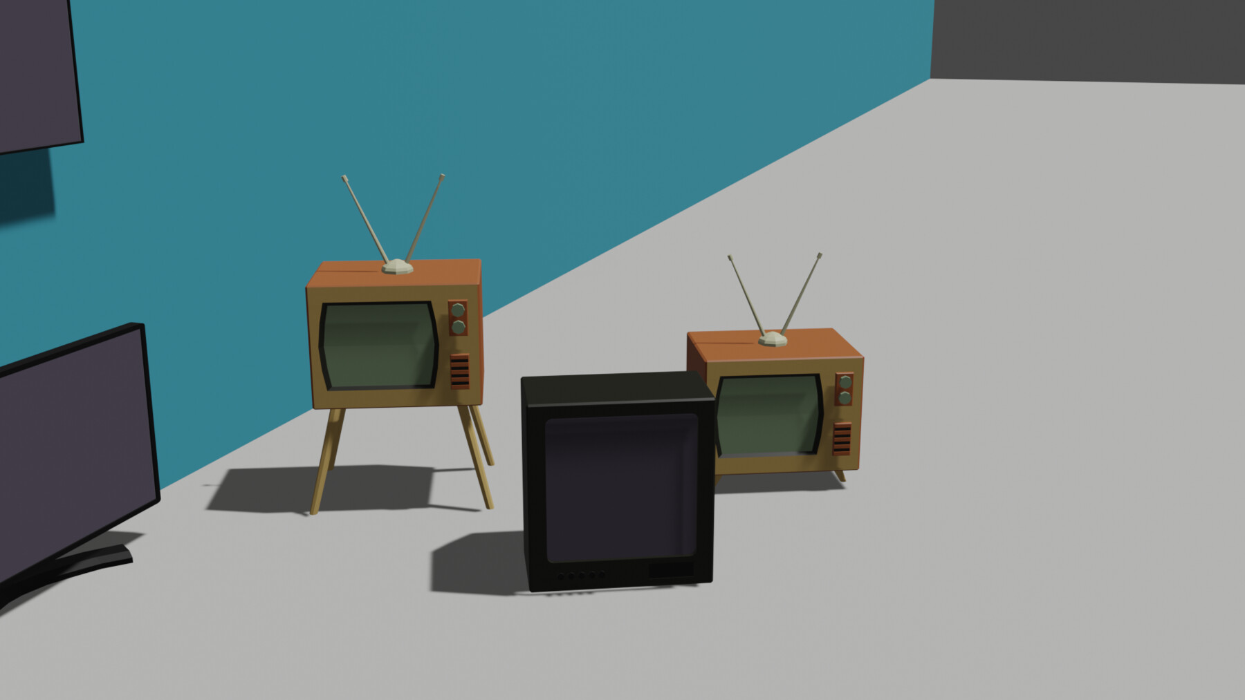 ArtStation - Low Poly - TV Pack | Game Assets