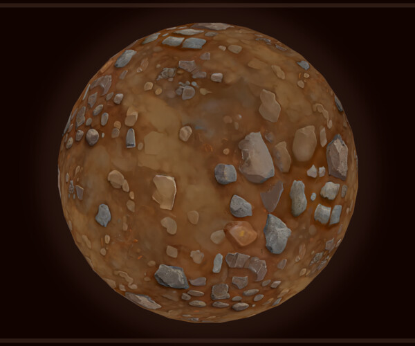 ArtStation - Ground: Earth and Rocks -- 20 TEXTURES -- (Hand-painted ...