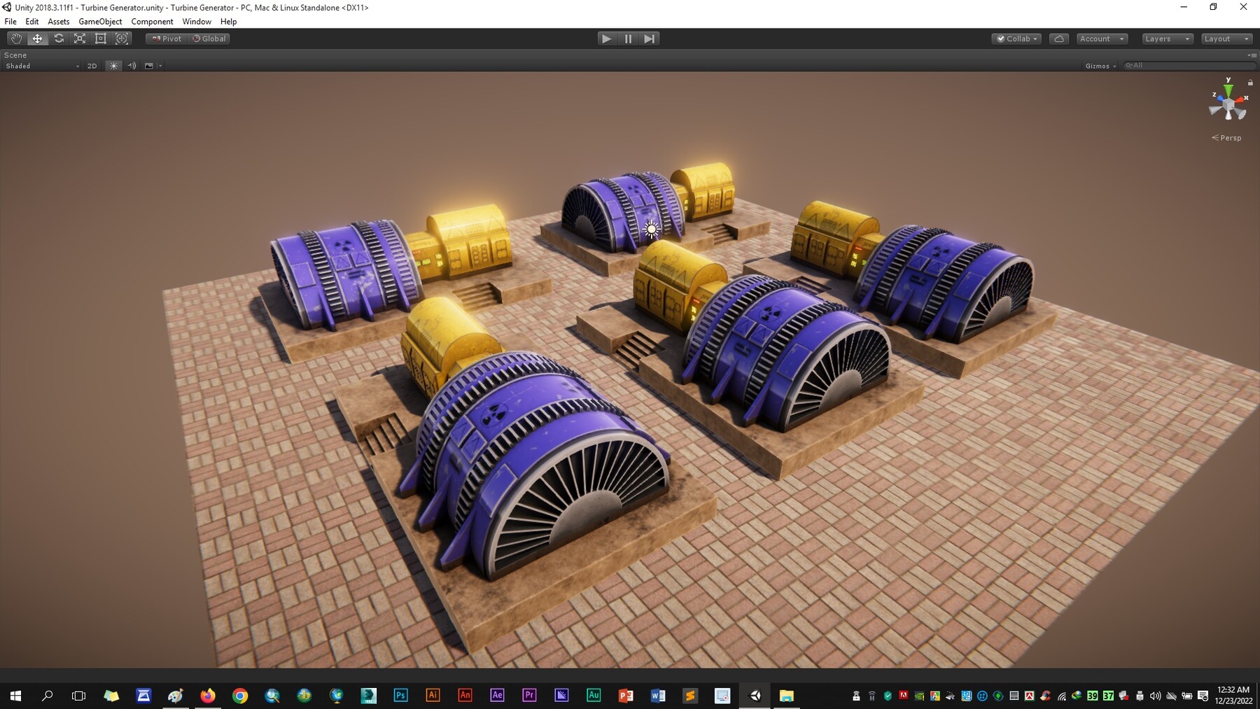 ArtStation - Turbine Generator | Game Assets