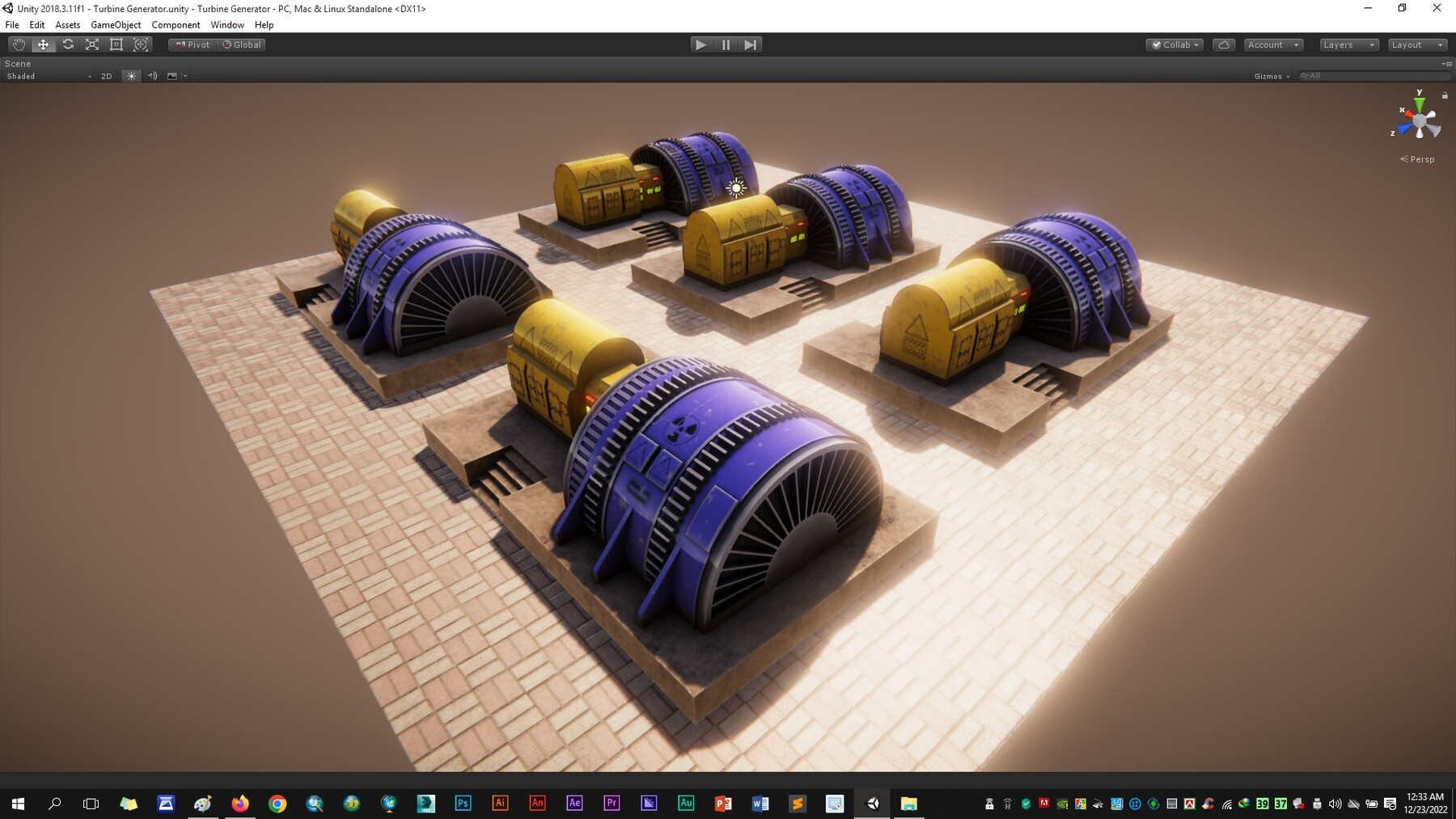 ArtStation - Turbine Generator | Game Assets