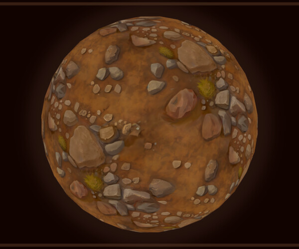 ArtStation - Ground: Earth and Rocks -- 20 TEXTURES -- (Hand-painted ...