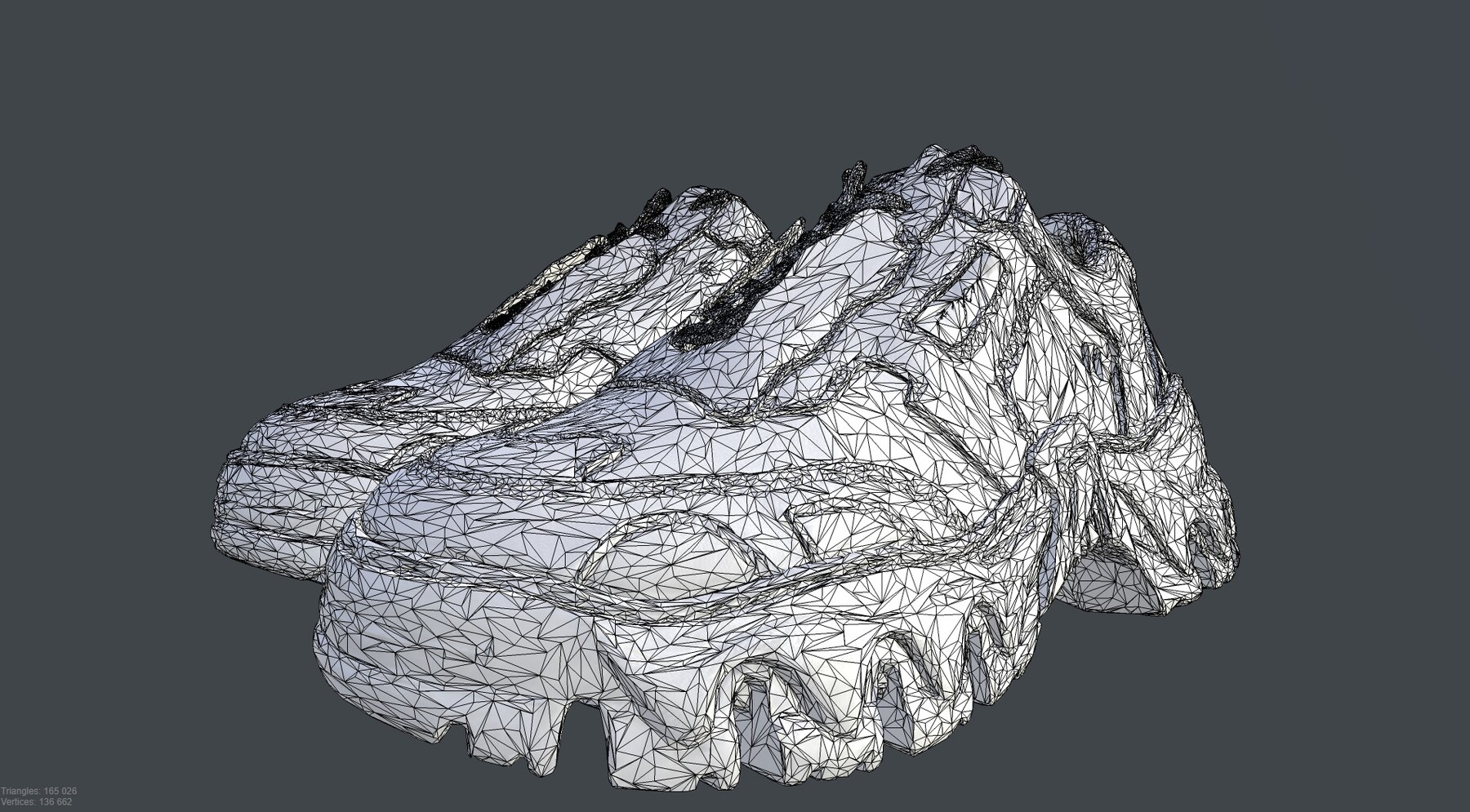 ArtStation - Leather High Fashion Shoes Low-poly | Game Assets