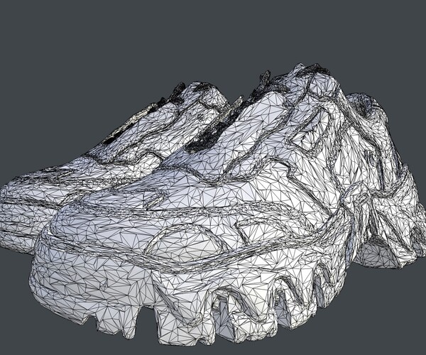 ArtStation - Leather High Fashion Shoes Low-poly | Game Assets