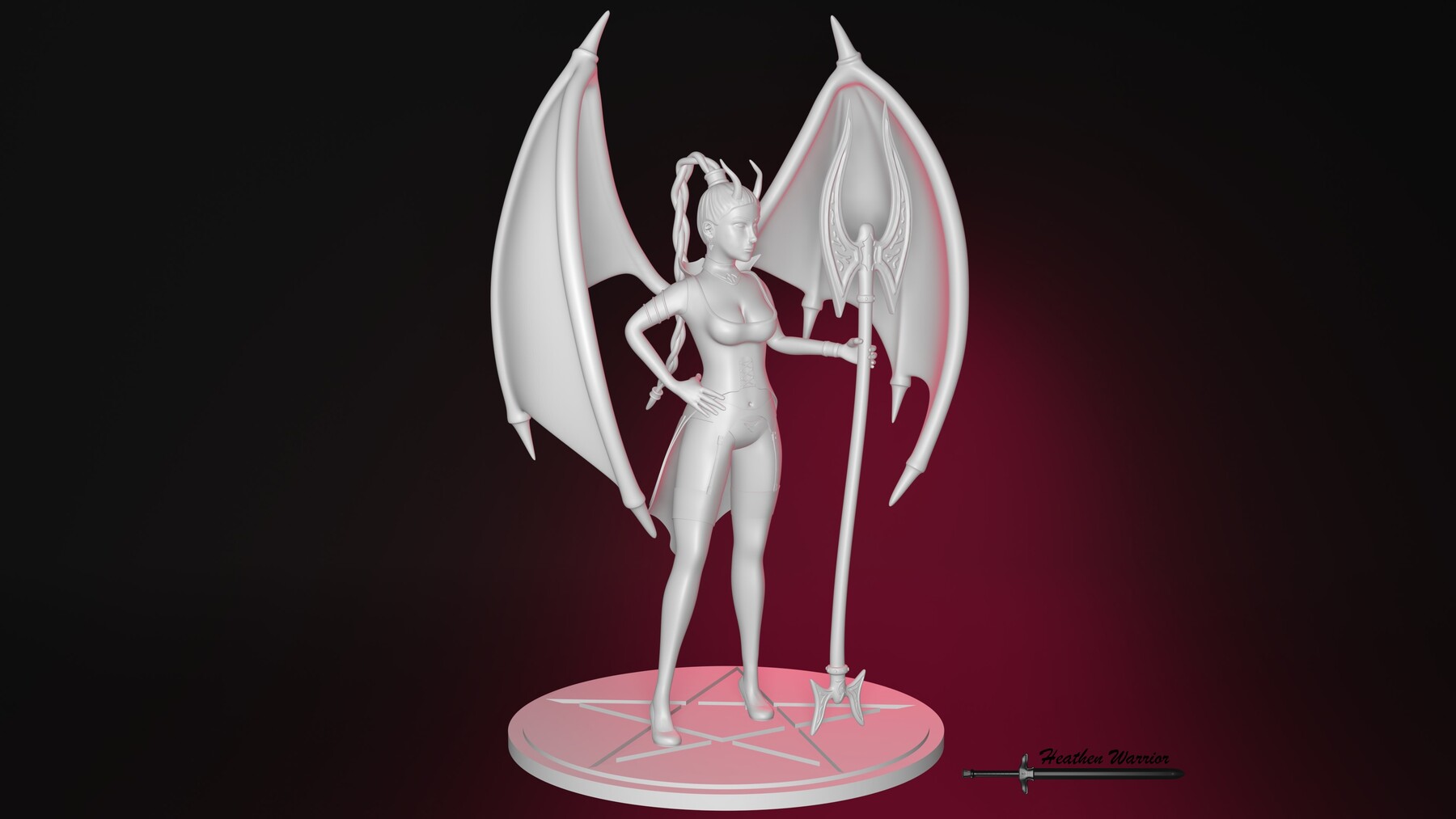 ArtStation - 3D Printable Character - Devil | Resources