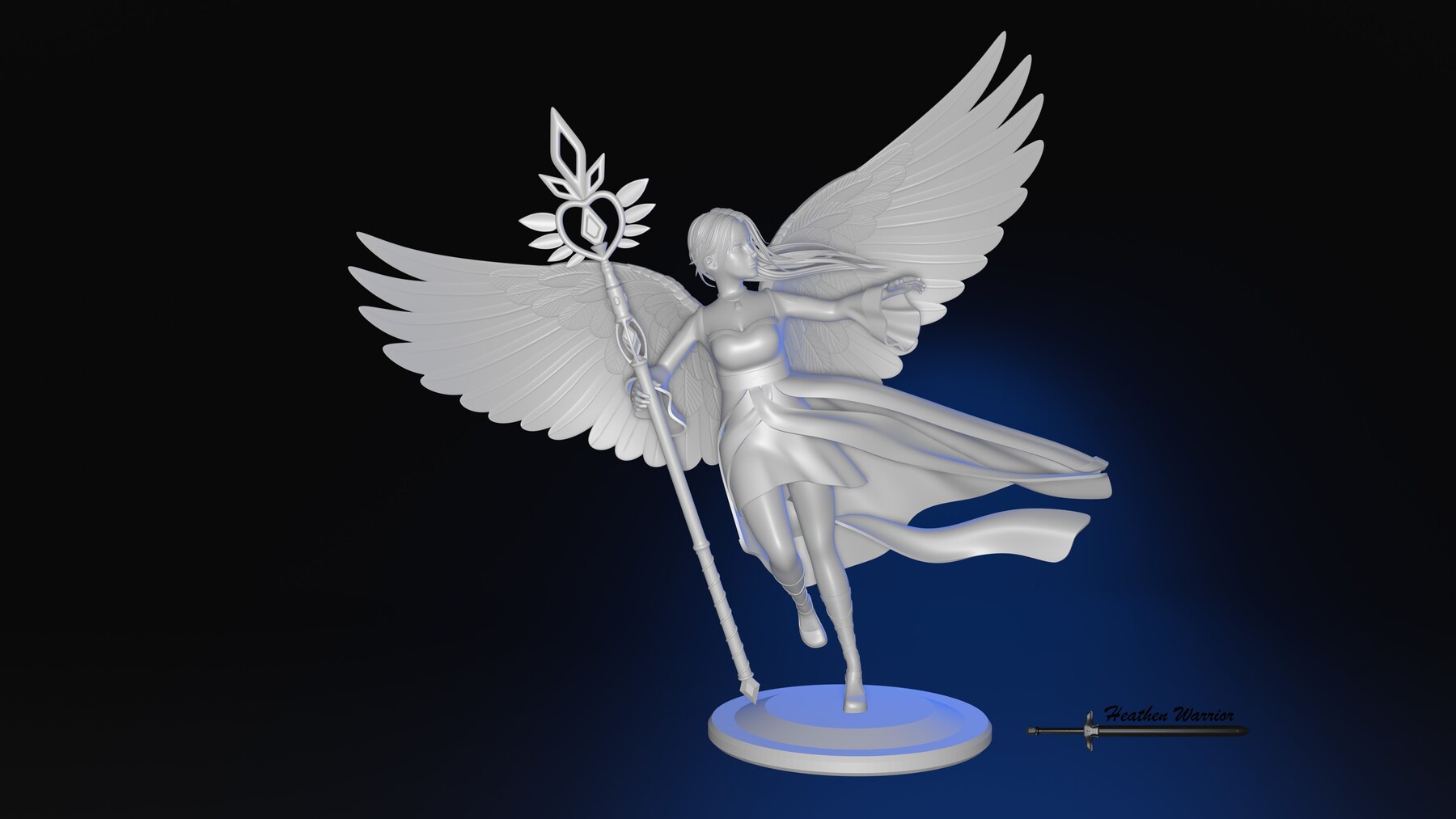 ArtStation - 3D Printable Character - Angel | Resources