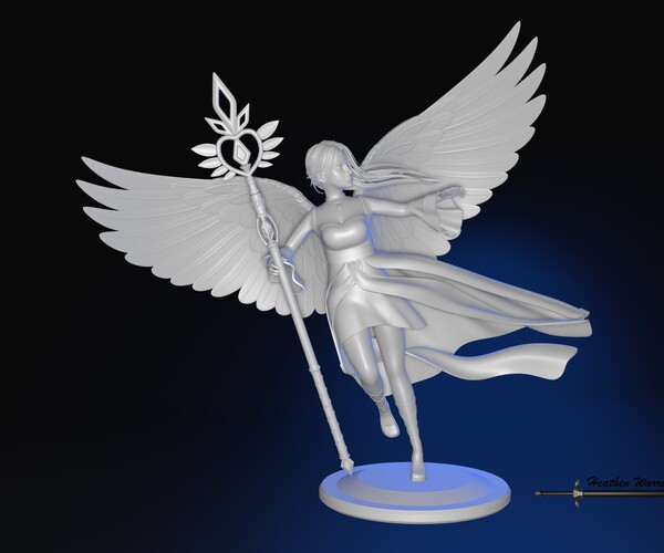 ArtStation - 3D Printable Character - Angel | Resources