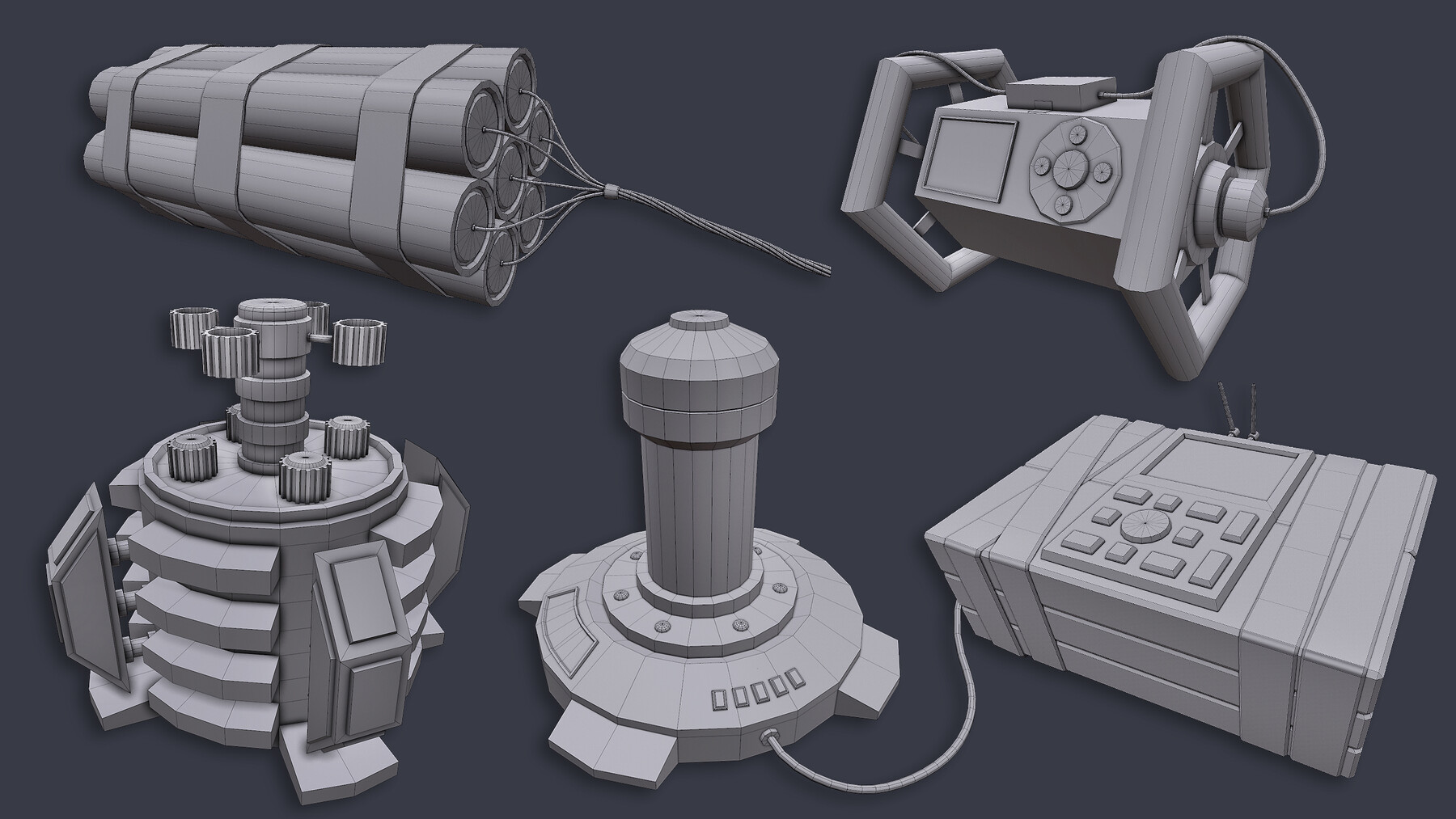 ArtStation - Bomb Base Mesh | Game Assets
