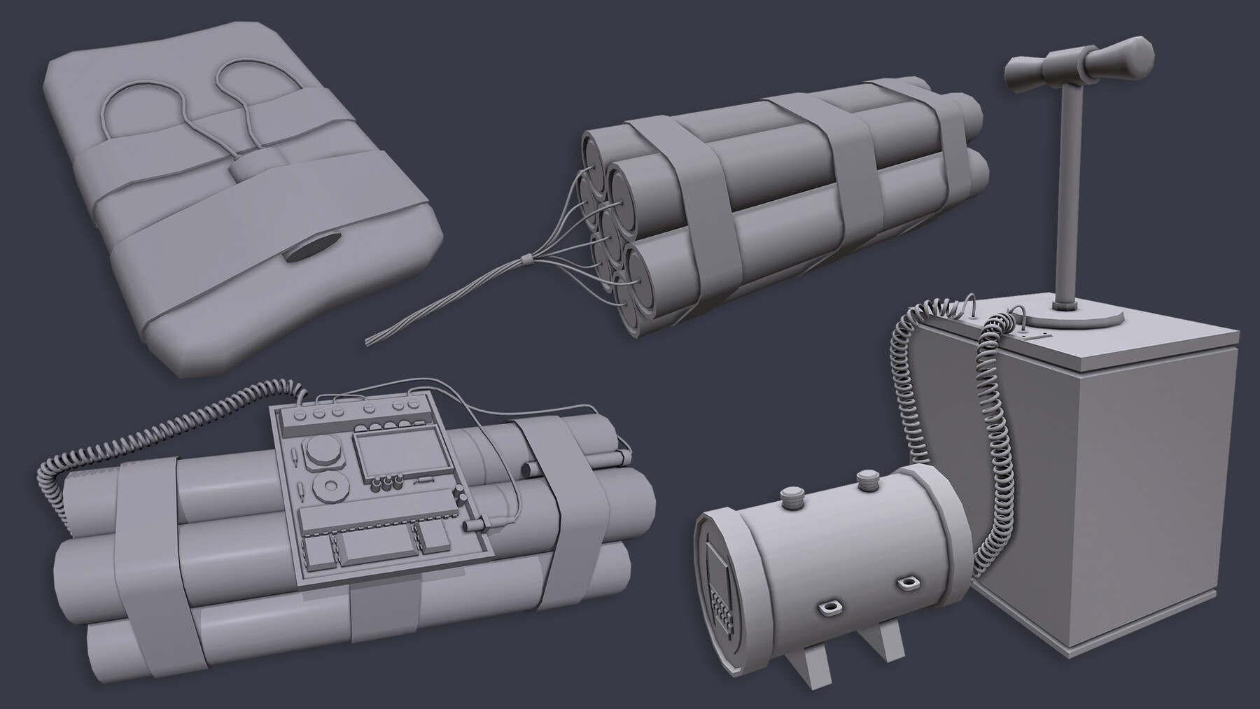 ArtStation - Bomb Base Mesh | Game Assets