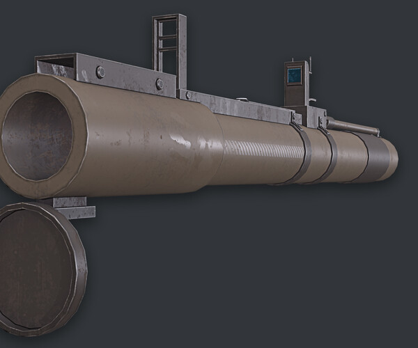 ArtStation - Rocket Launcher Game Ready 9 | Game Assets