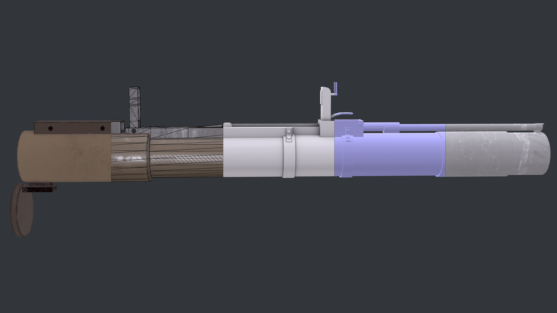 ArtStation - Rocket Launcher Game Ready 9 | Game Assets