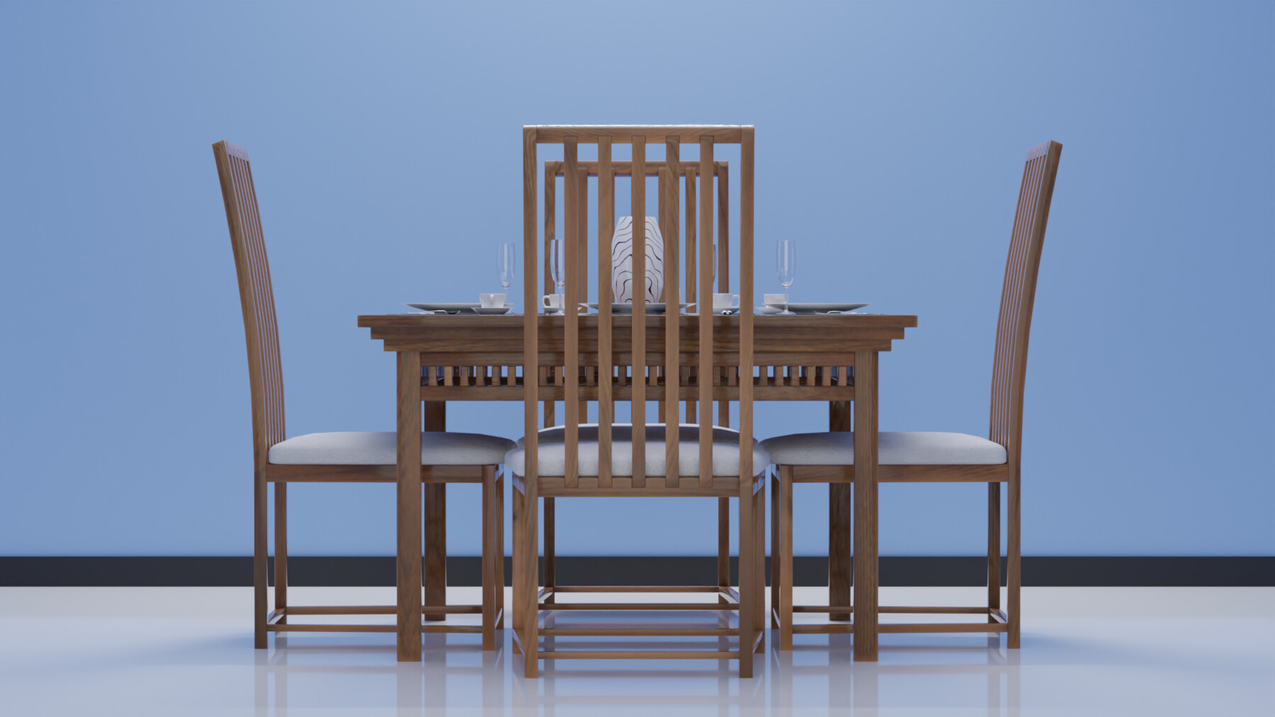ArtStation - Dining Table 03 | Game Assets