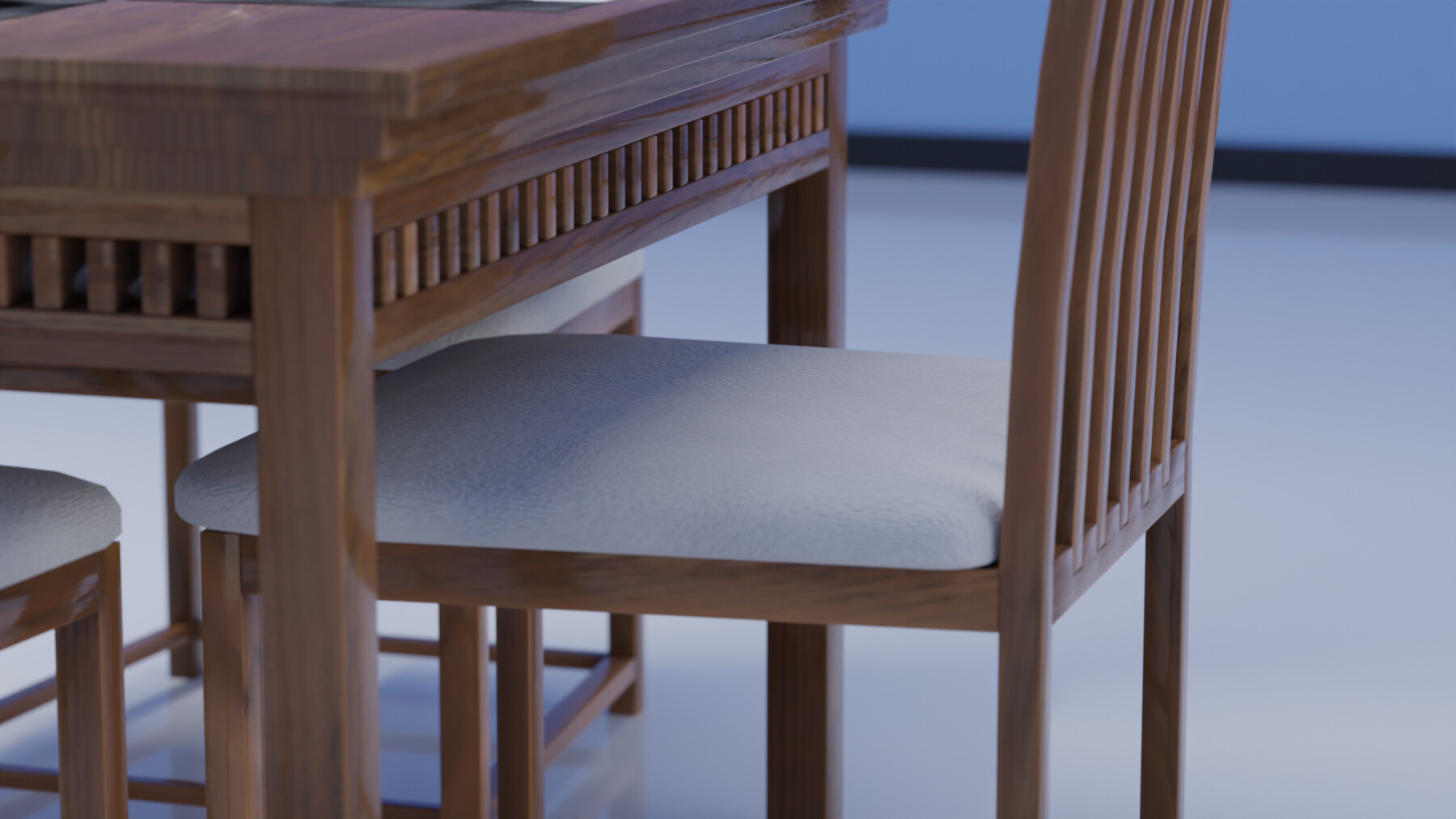 ArtStation - Dining Table 03 | Game Assets