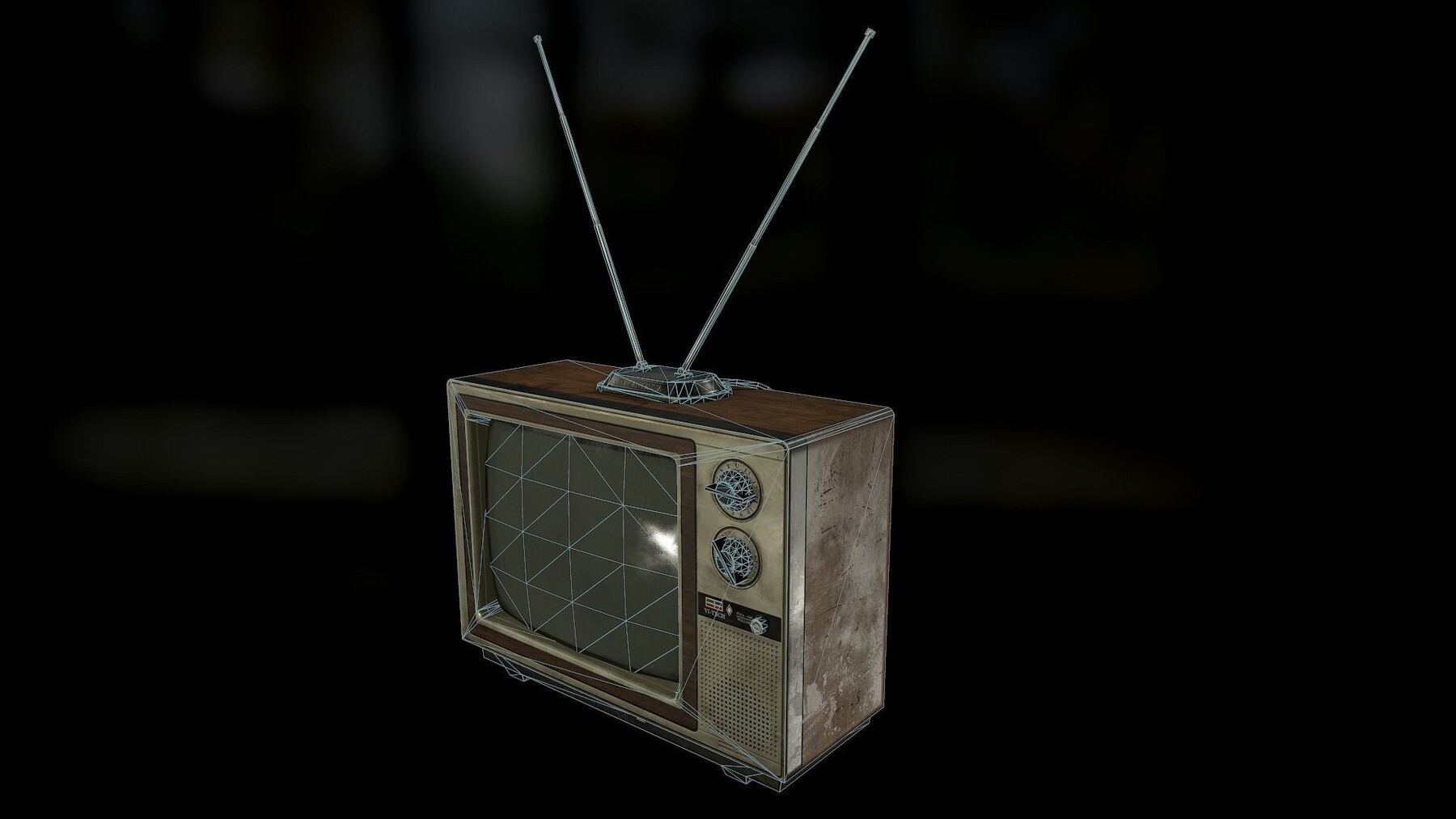 ArtStation - Vintage TV | Game Assets