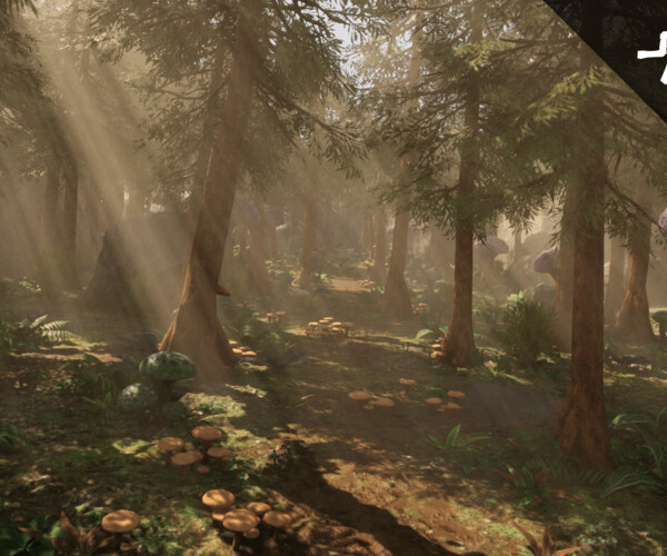 ArtStation - Fantasy Forest - Forest Environment | Game Assets