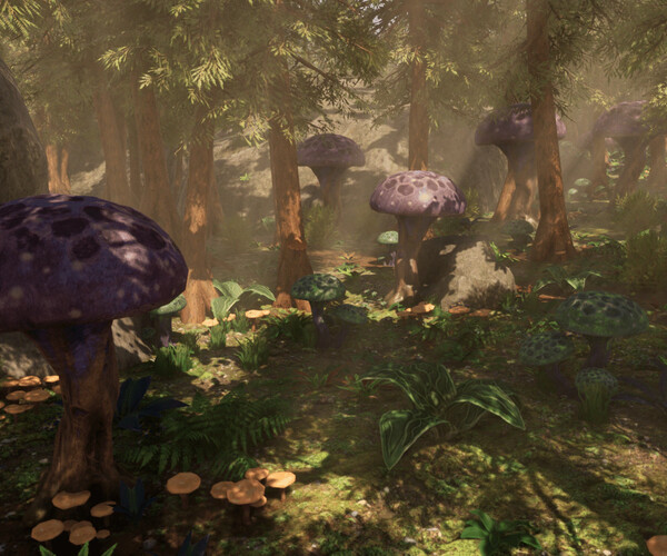 ArtStation - Fantasy Forest - Forest Environment | Game Assets