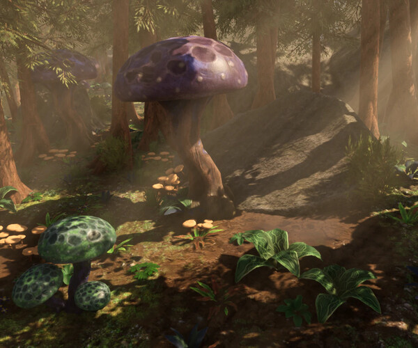 ArtStation - Fantasy Forest - Forest Environment | Game Assets