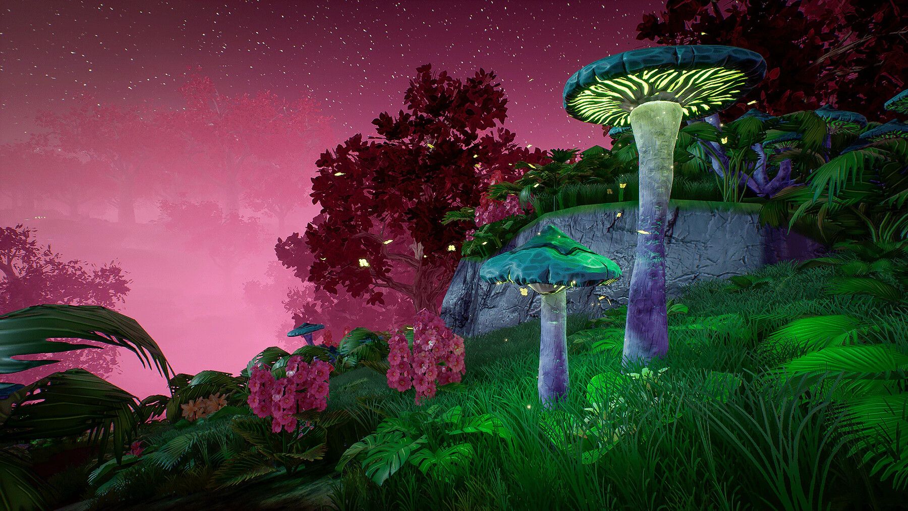 ArtStation - Fantasy Forest - Magic Forest - Elven Forest - Stylized ...