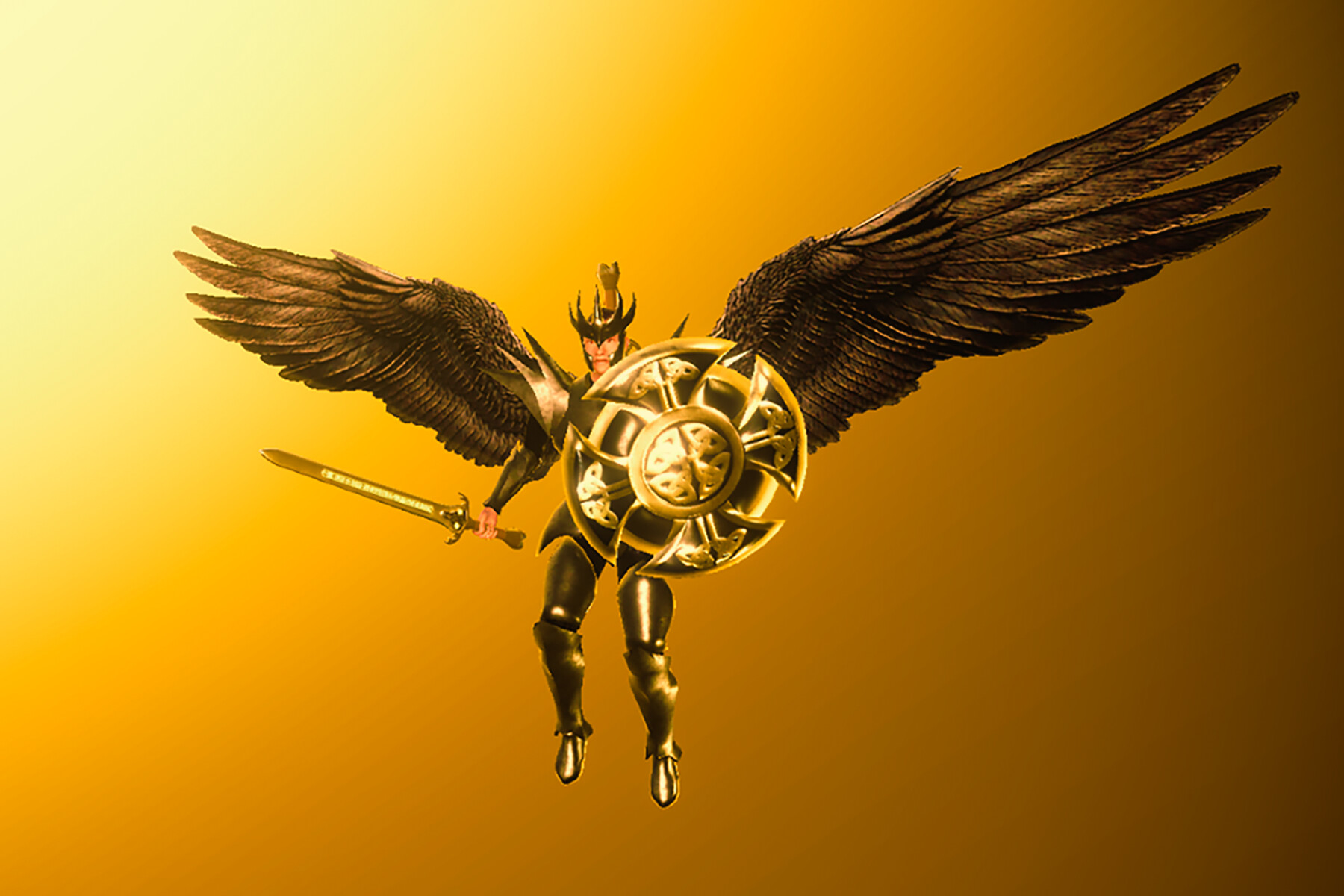 ArtStation - Animated Low Poly Angel Knight (TO UNITY) | Game Assets