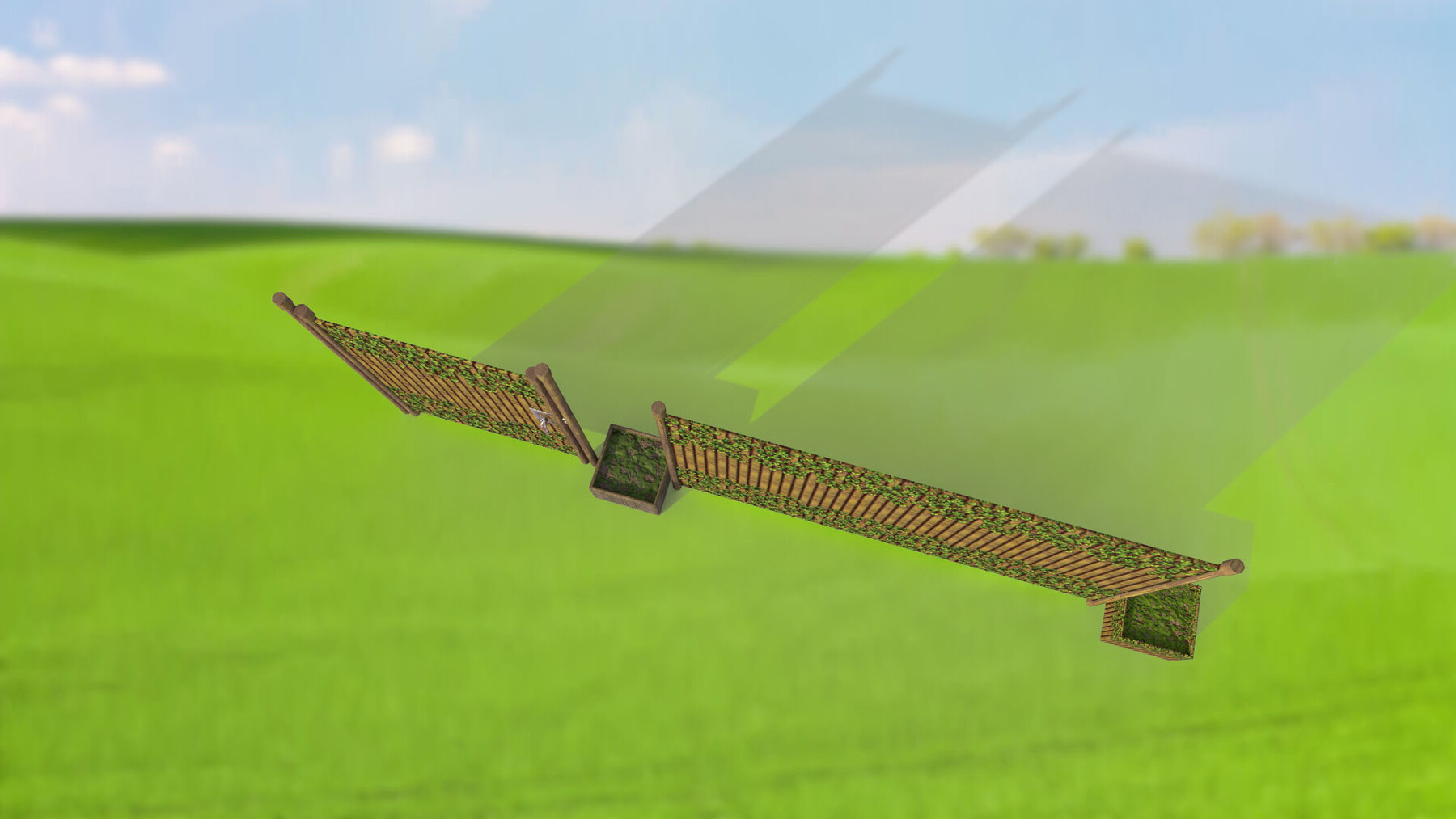 ArtStation - Fence with gate and bamboo PBR low-poly Low-poly 3D model ...