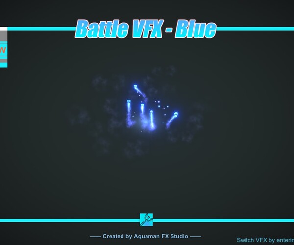 ArtStation - Battle VFX - Blue | Game Assets
