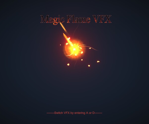 ArtStation - Unity Magic Flame VFX Effect | Game Assets