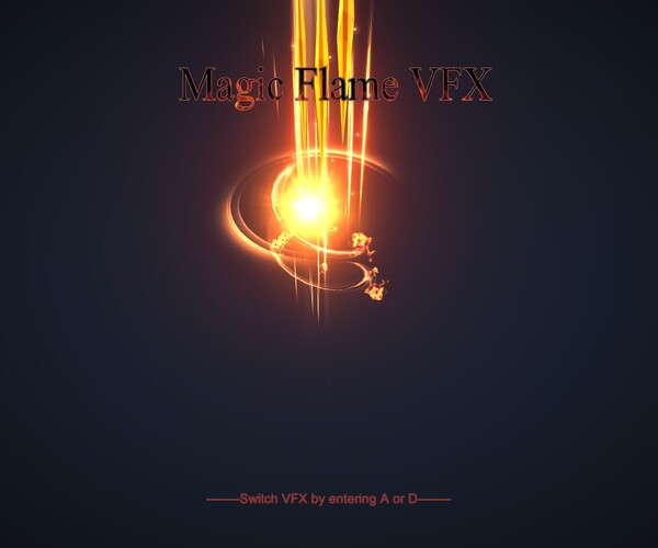 ArtStation - Unity Magic Flame VFX Effect | Game Assets