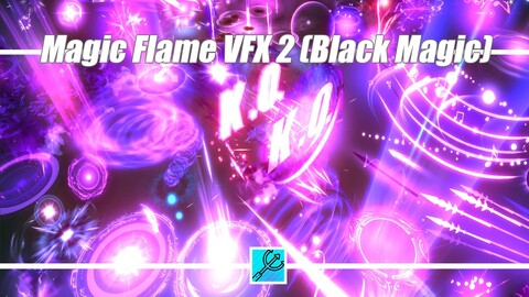 ArtStation - Unity Magic Flame VFX 2 Effect (Black Magic) | Game Assets