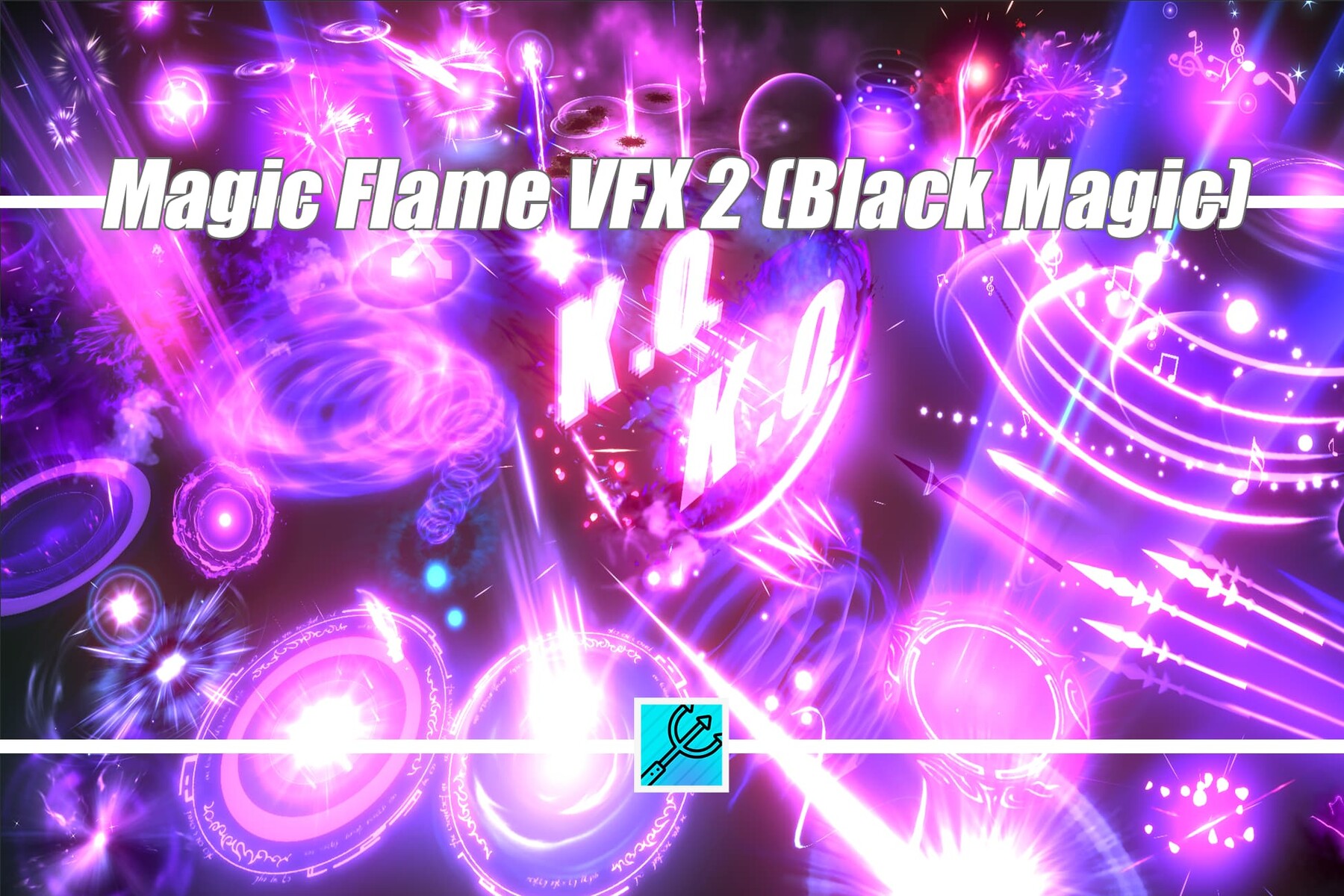 ArtStation - Unity Magic Flame VFX 2 Effect (Black Magic) | Game Assets