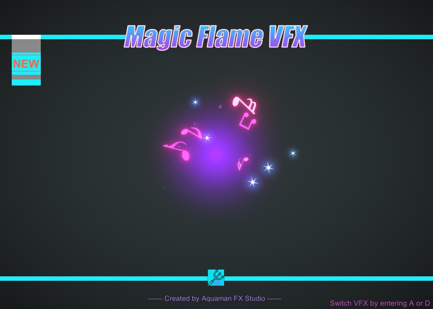 ArtStation - Unity Magic Flame VFX 2 Effect (Black Magic) | Game Assets