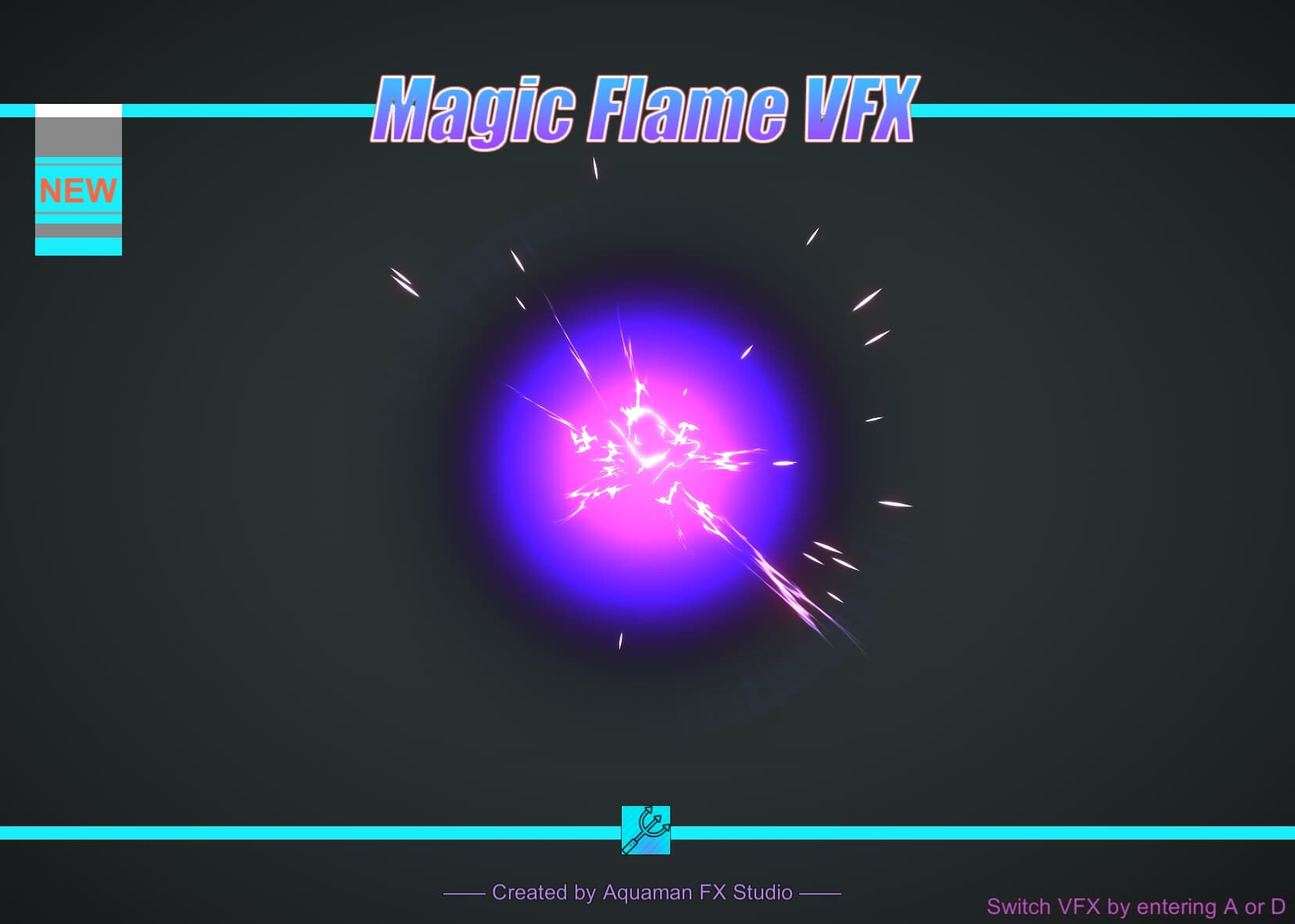 ArtStation - Unity Magic Flame VFX 2 Effect (Black Magic) | Game Assets