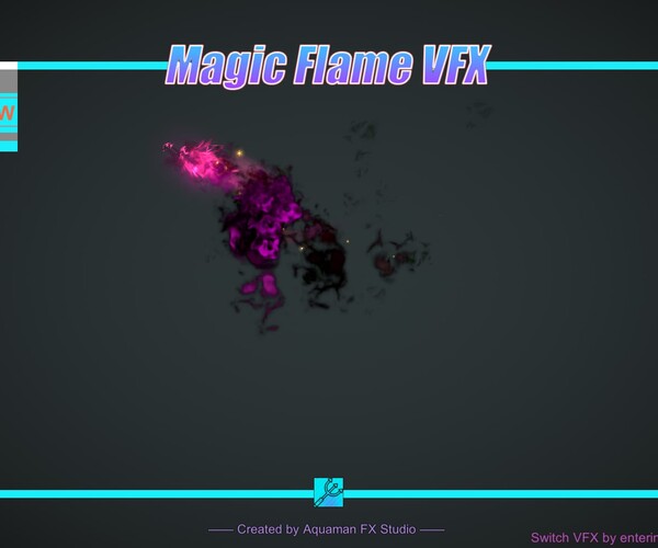 ArtStation - Unity Magic Flame VFX 2 Effect (Black Magic) - URP And ...