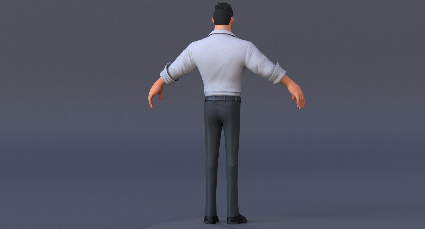 ArtStation - corporate man | Game Assets