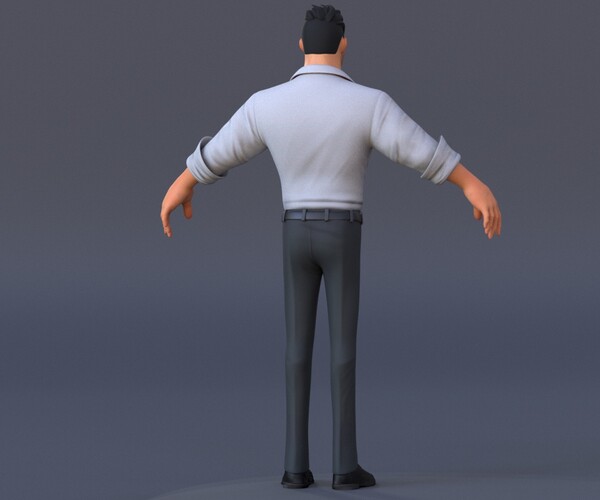 ArtStation - corporate man | Game Assets