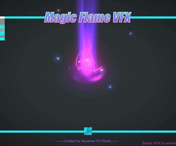 ArtStation - Unity Magic Flame VFX 2 Effect (Black Magic) - URP And ...