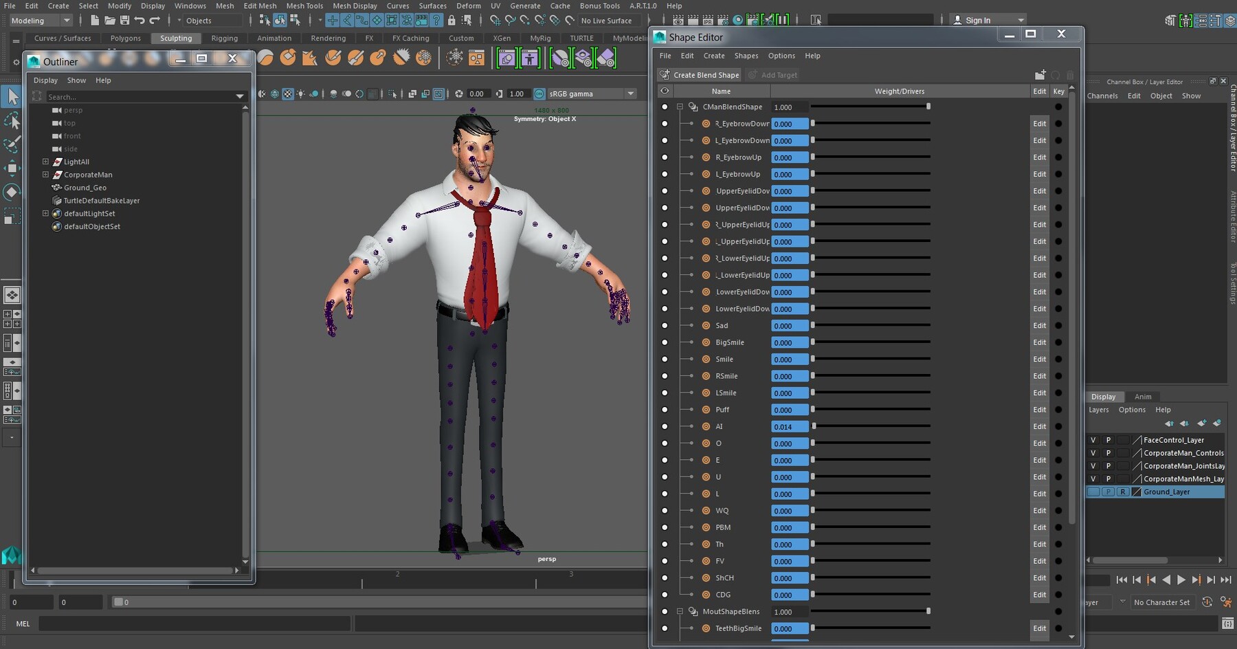 ArtStation - corporate man | Game Assets